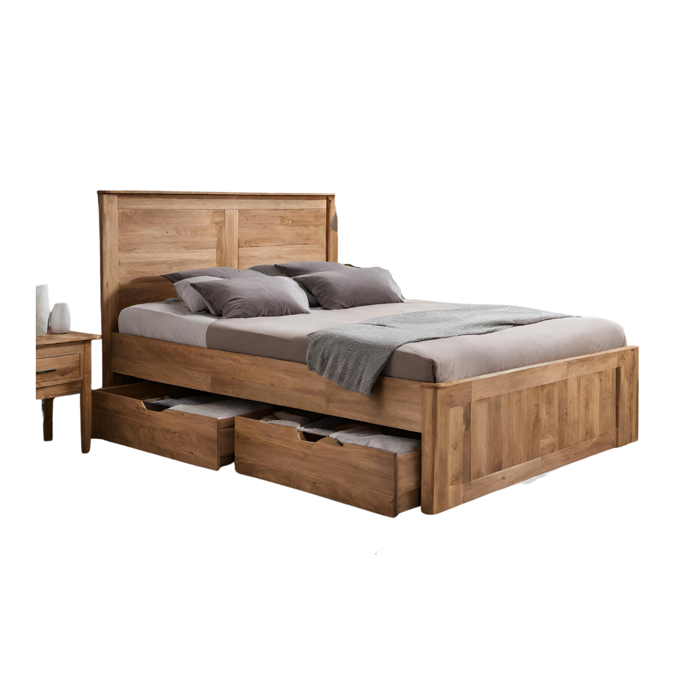 Drevené manželské postele s uložným priestorom | DAPONTI.sk